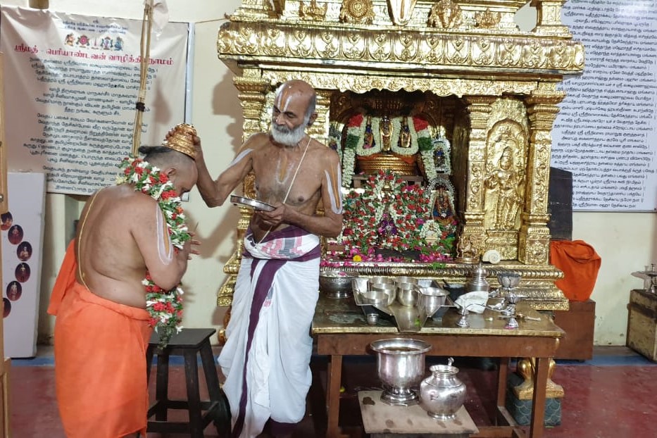 Srimad Andavan arrives at Srirangam Periashramam - Srirangam Srimad ...